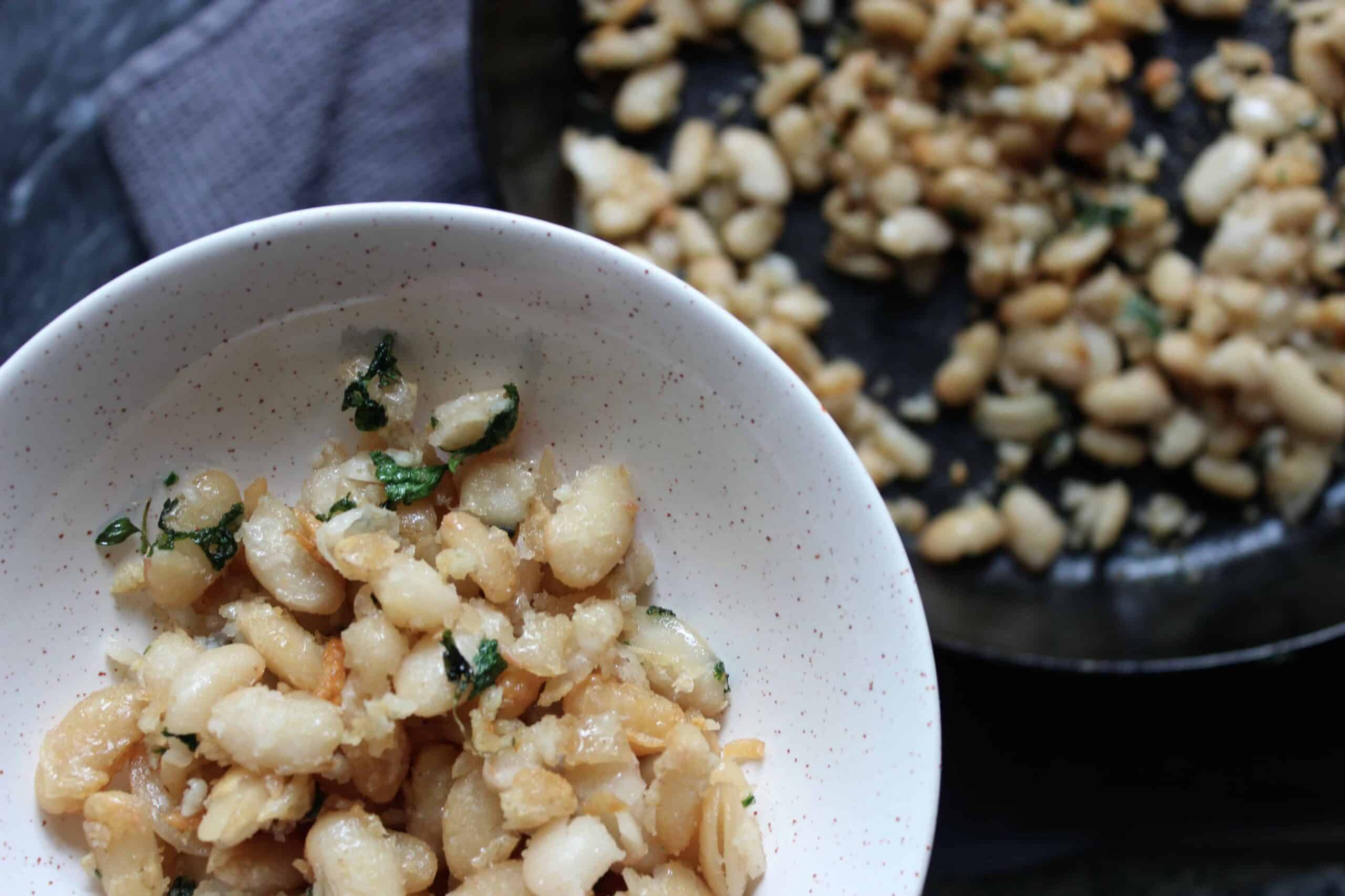Simple And Nutritious Garlic and Herb Popped Beans - Documenting Simple ...