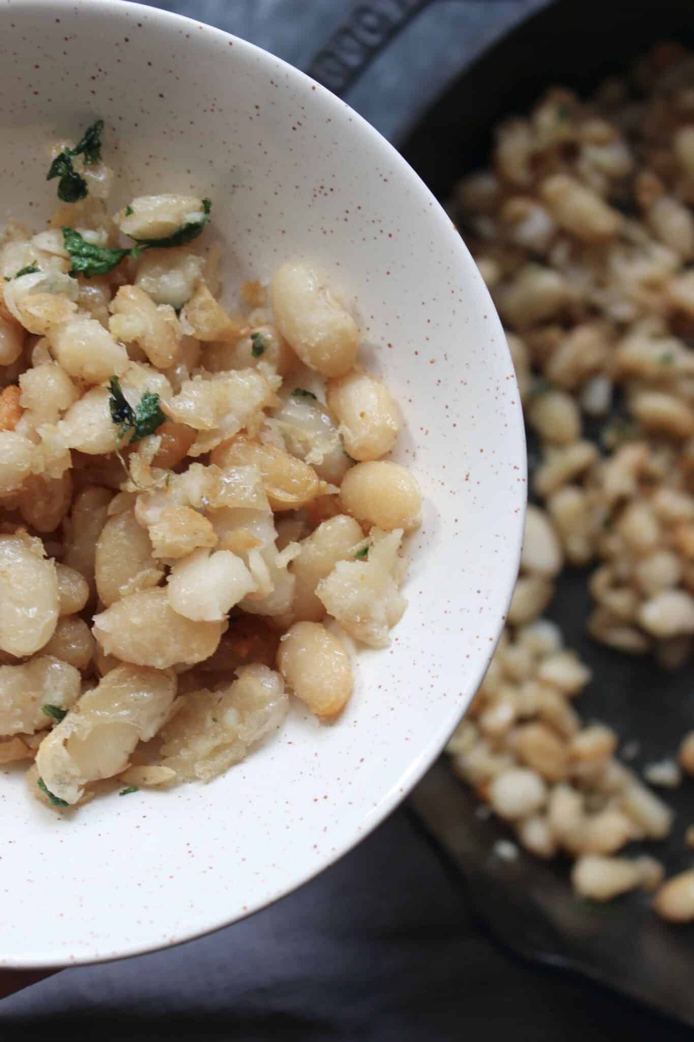 Simple And Nutritious Garlic and Herb Popped Beans - Documenting Simple ...
