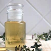 Simple Thyme Syrup For Coughs And Colds - Documenting Simple Living