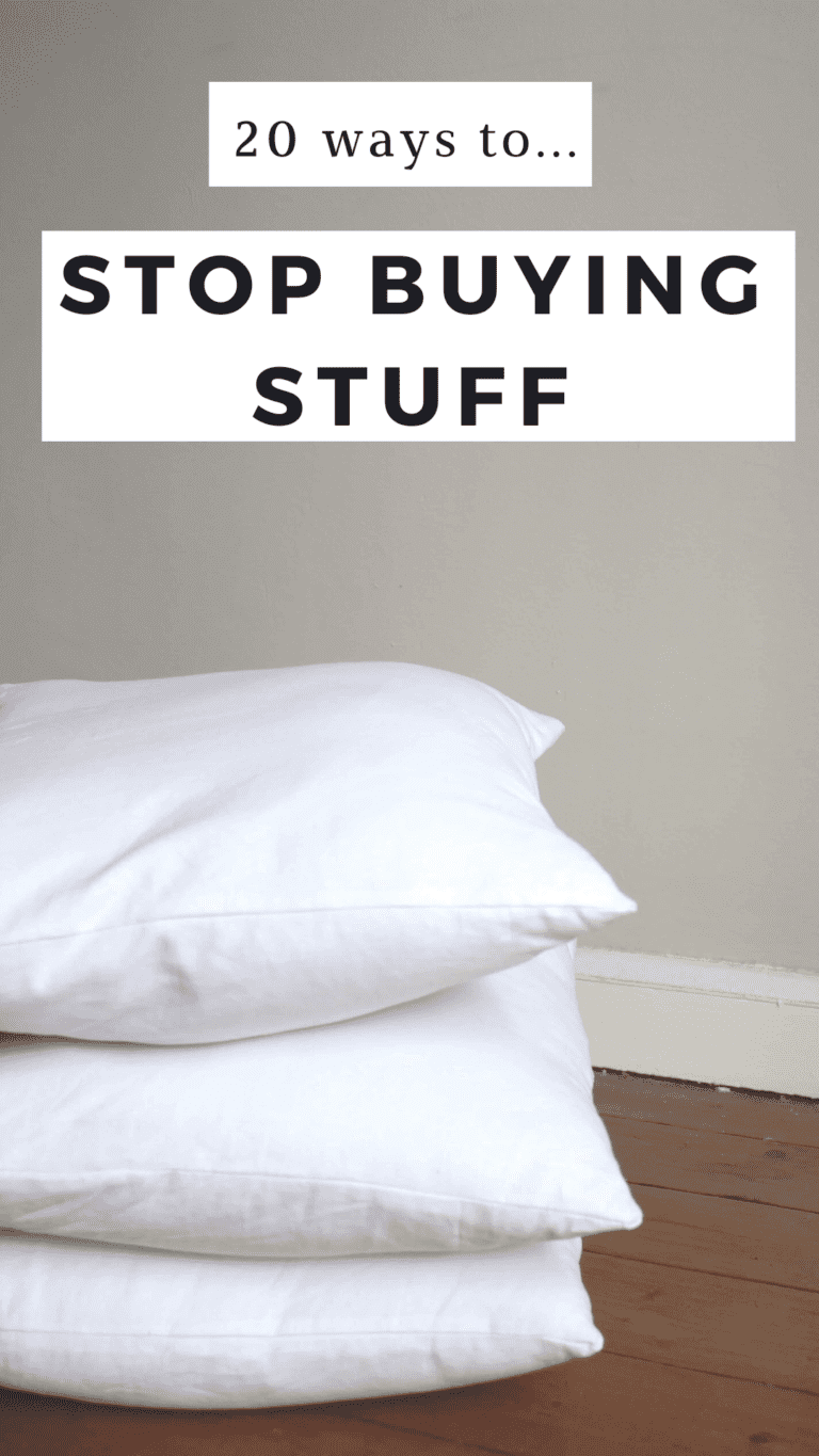20 Ways To Stop Buying Stuff You Don’t Need - Documenting Simple Living