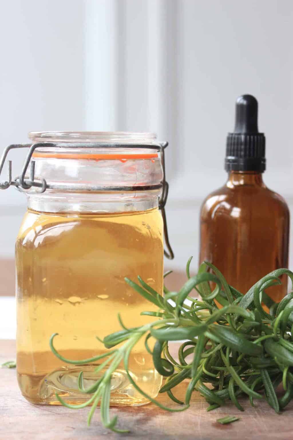 Simple DIY Rosemary Tincture Recipe - Documenting Simple Living