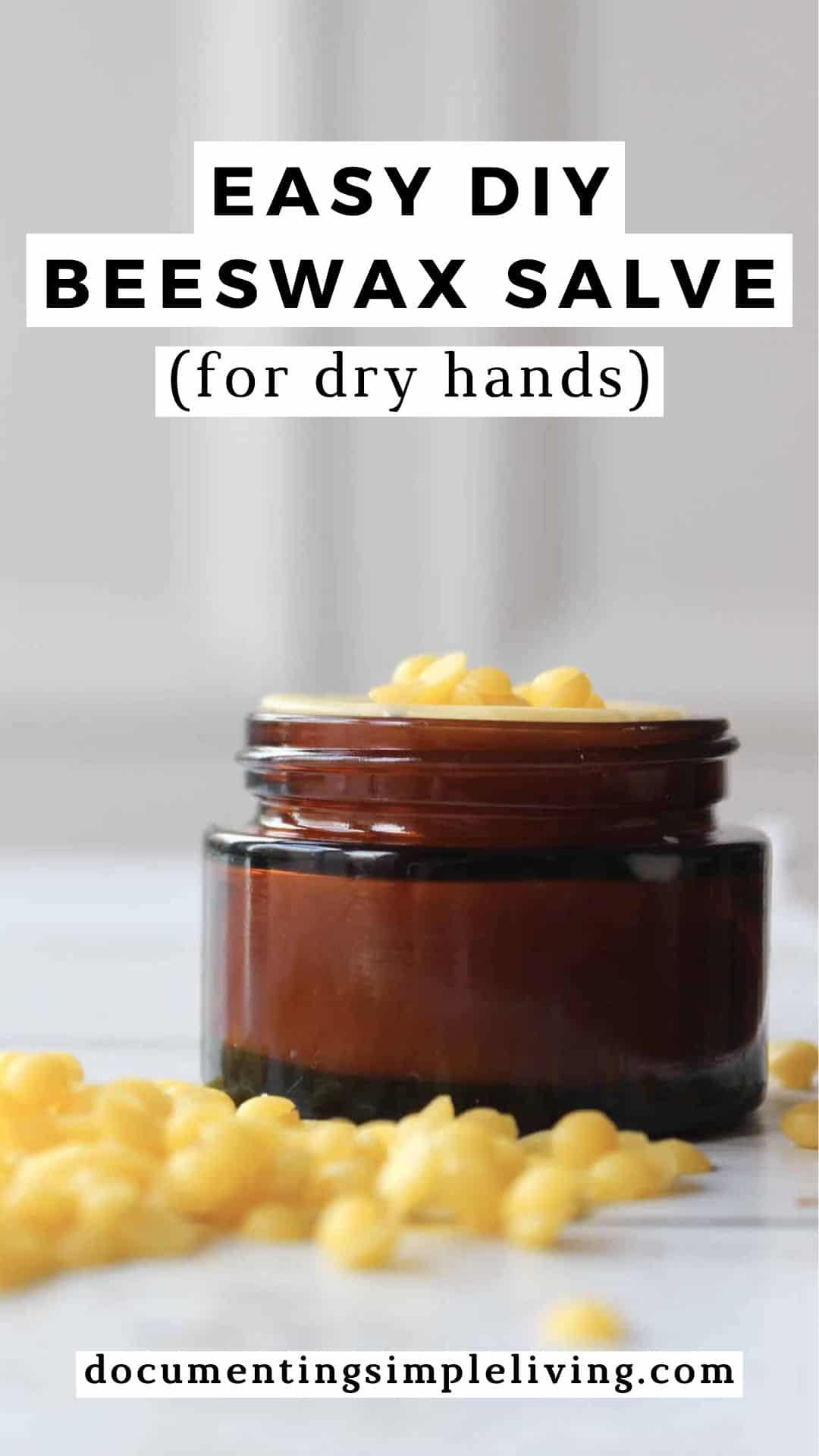 How To Make Homemade Beeswax Salve (Easy Recipe) - Documenting Simple ...