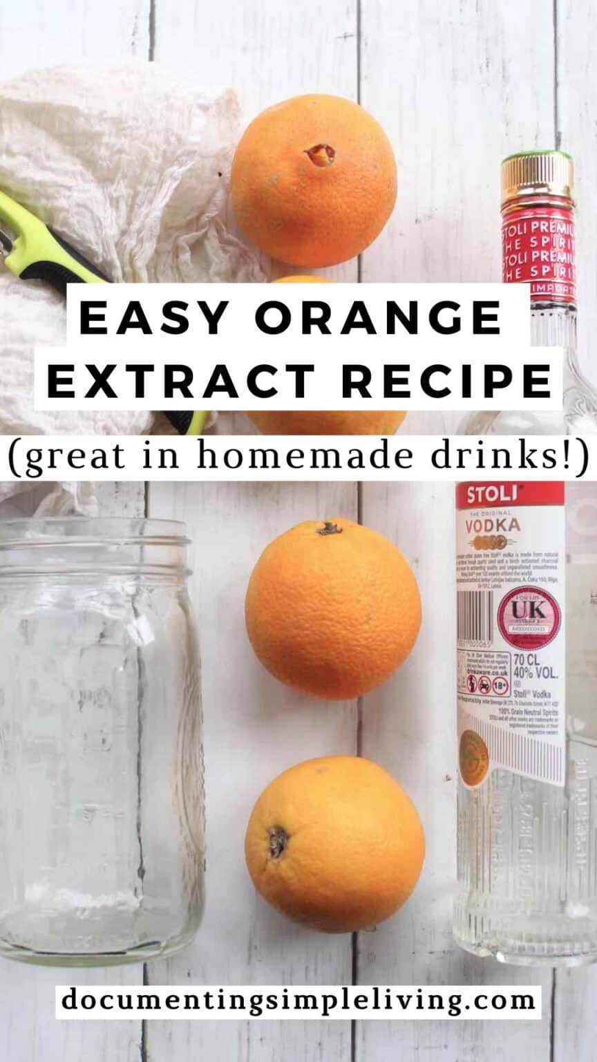 Simple Homemade Orange Extract Recipe (For Baking & More) - Documenting ...