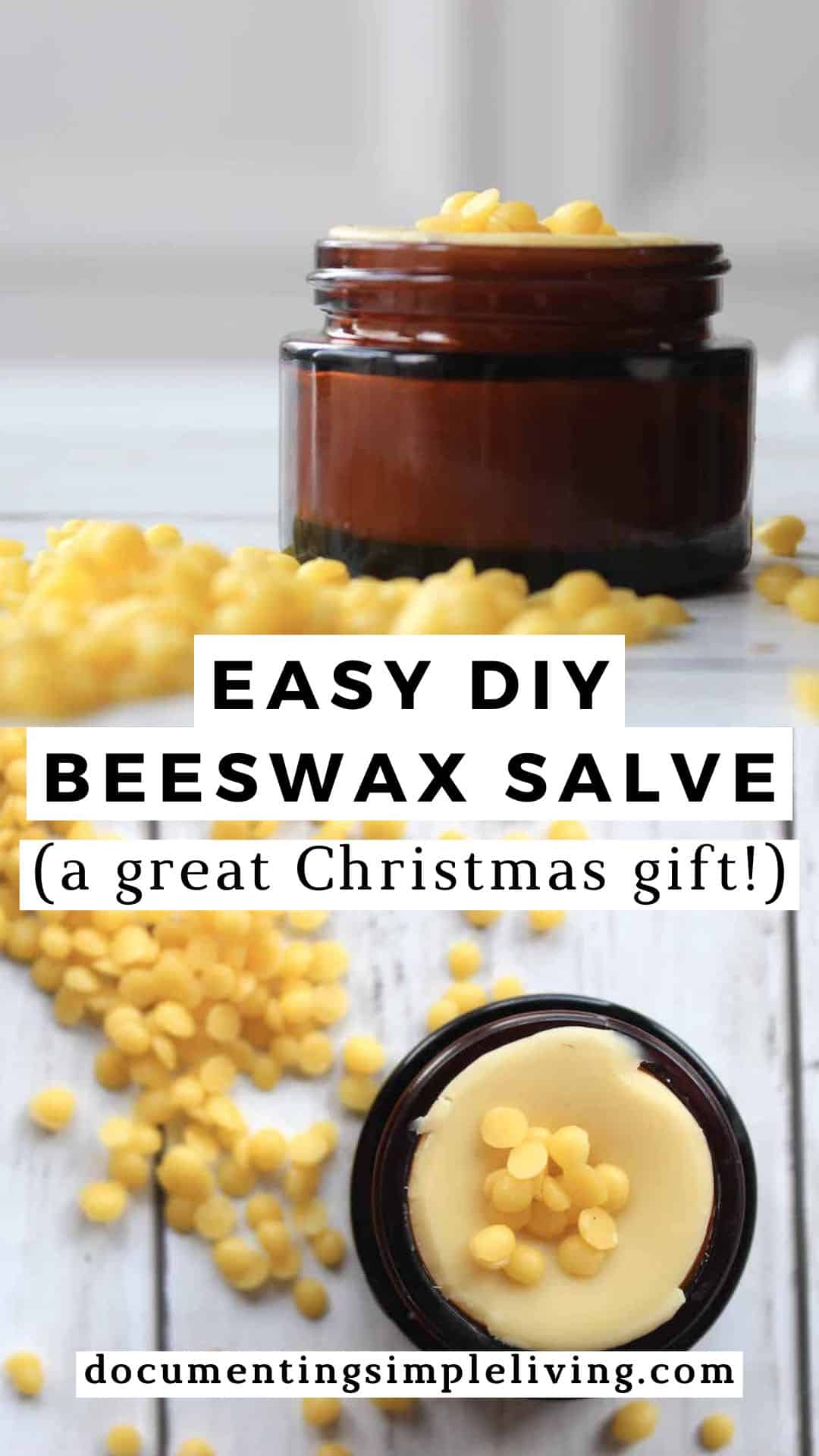How To Make Homemade Beeswax Salve (Easy Recipe) - Documenting Simple ...