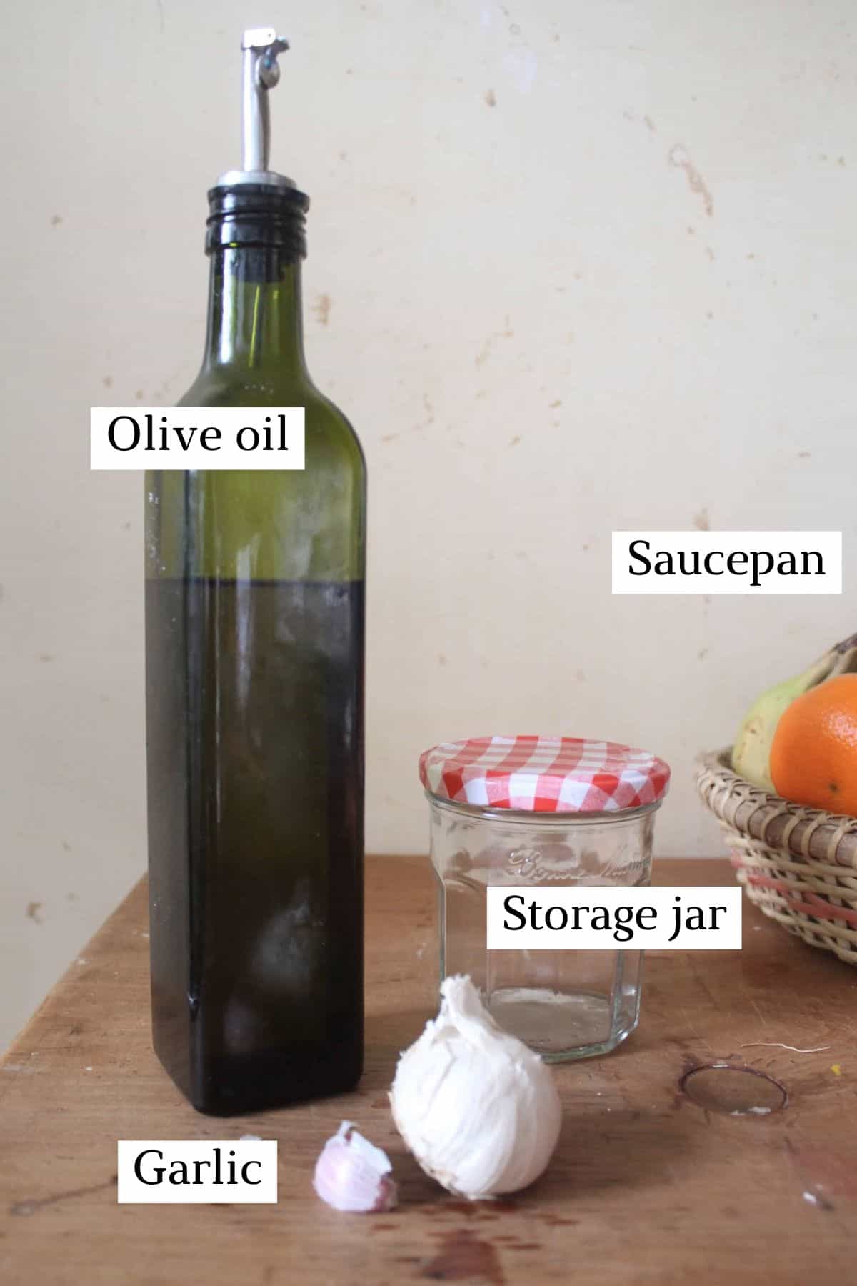 The Easiest Way To Make Garlic Infused Olive Oil - Documenting Simple ...