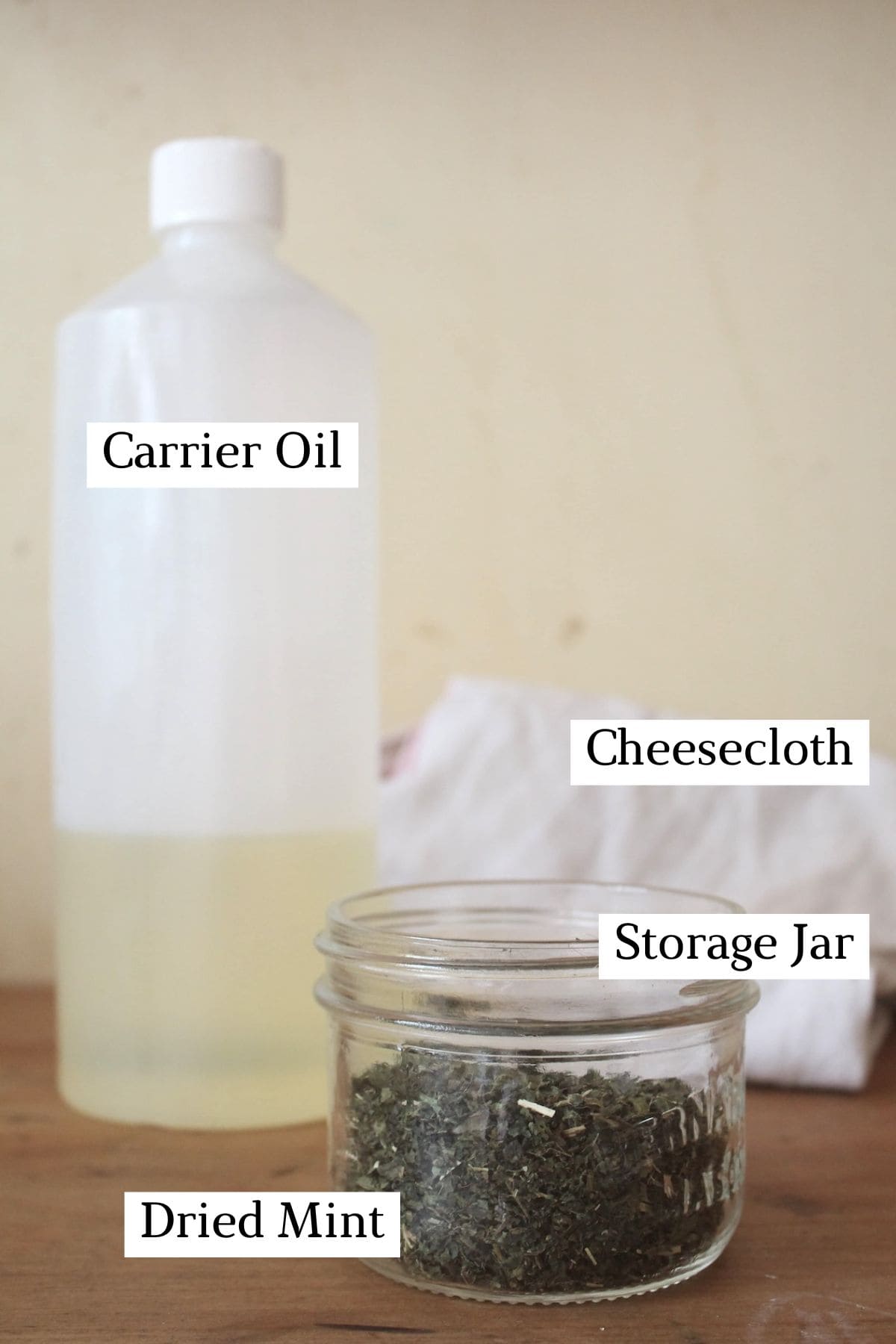 How To Make Mint Infused Oil - Documenting Simple Living