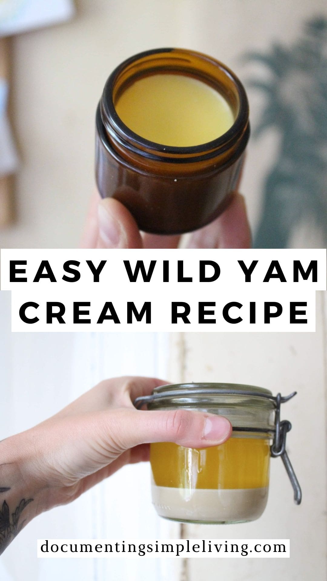 Easiest Wild Yam Cream Recipe - Documenting Simple Living
